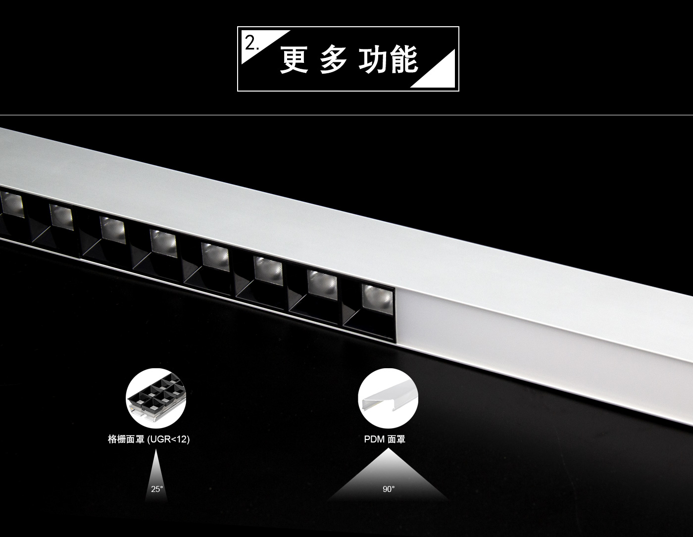 L3040-A21 4英尺长LED线形灯，LED线条灯，LED线性灯，LED线型灯，CCC，ETL，莱茵TUV CE，莱茵TUV CB认证